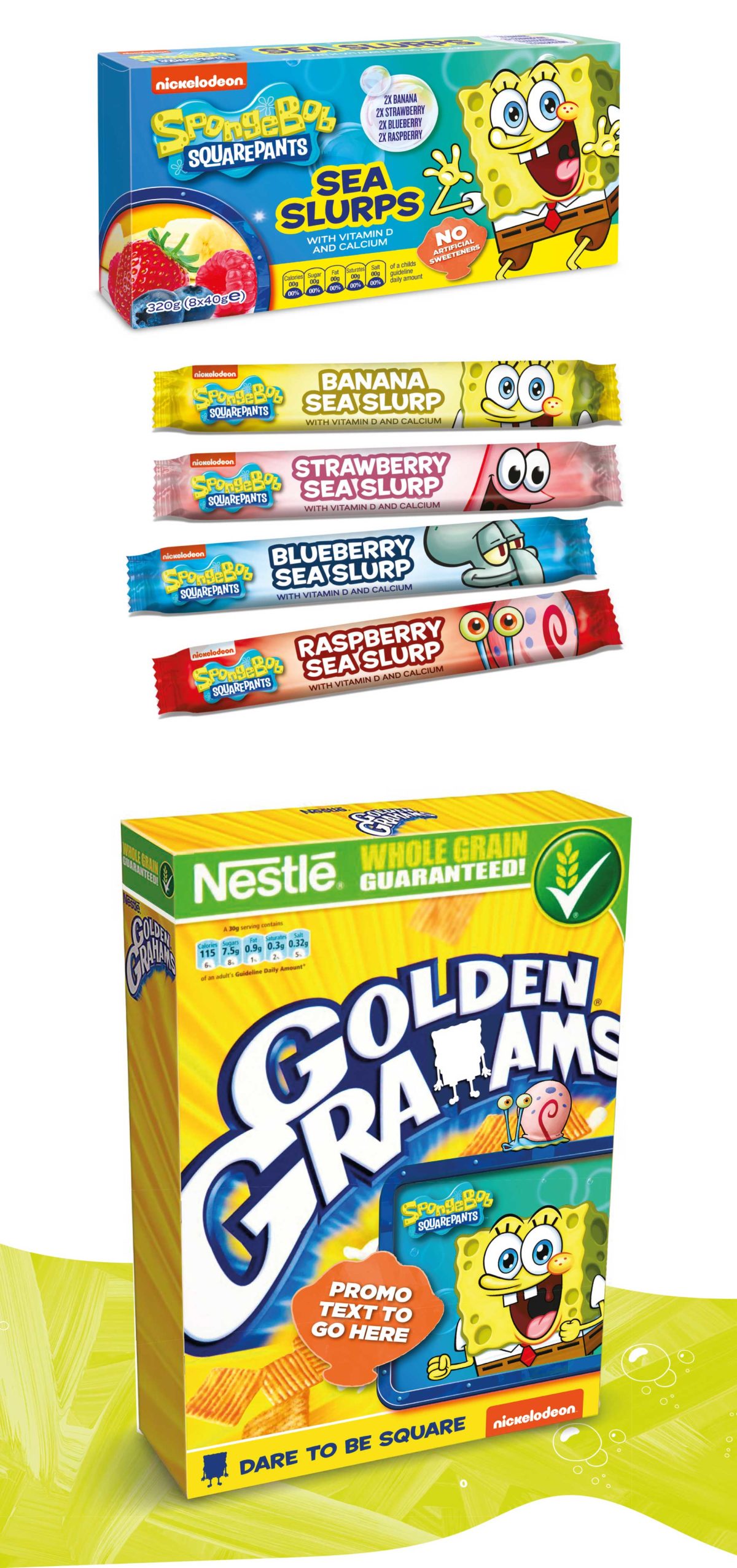 NICKELODEON FOOD PACKAGING | GLENDALE CREATIVE